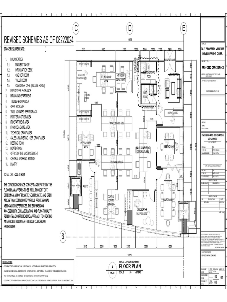OFFICE LAYOUT - REV12 - Copy (1) - Layout1 | PDF