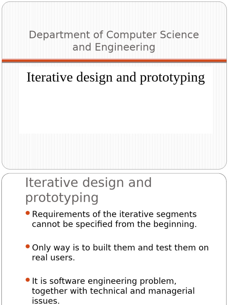Iterative Design and Prototyping | PDF | Software Prototyping | Prototype