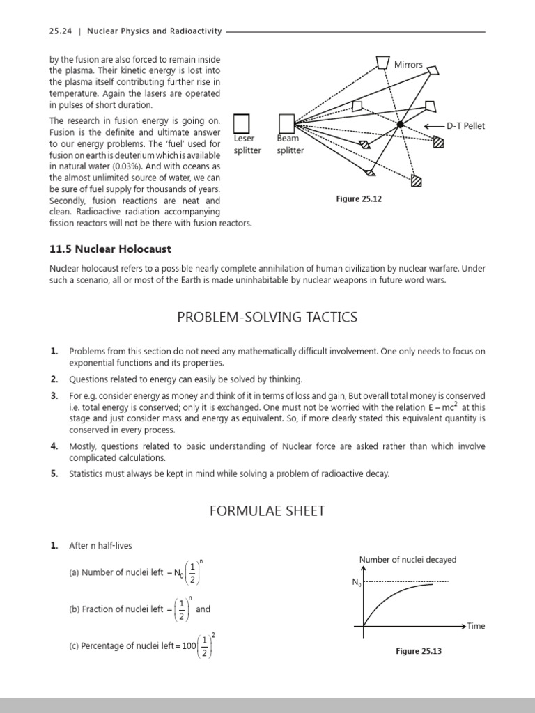 10.nuclear Physics and RadioactivityPROBLEM SOLVING TACTICS. | PDF ...