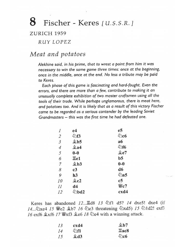 Fischer Vs Keres | PDF
