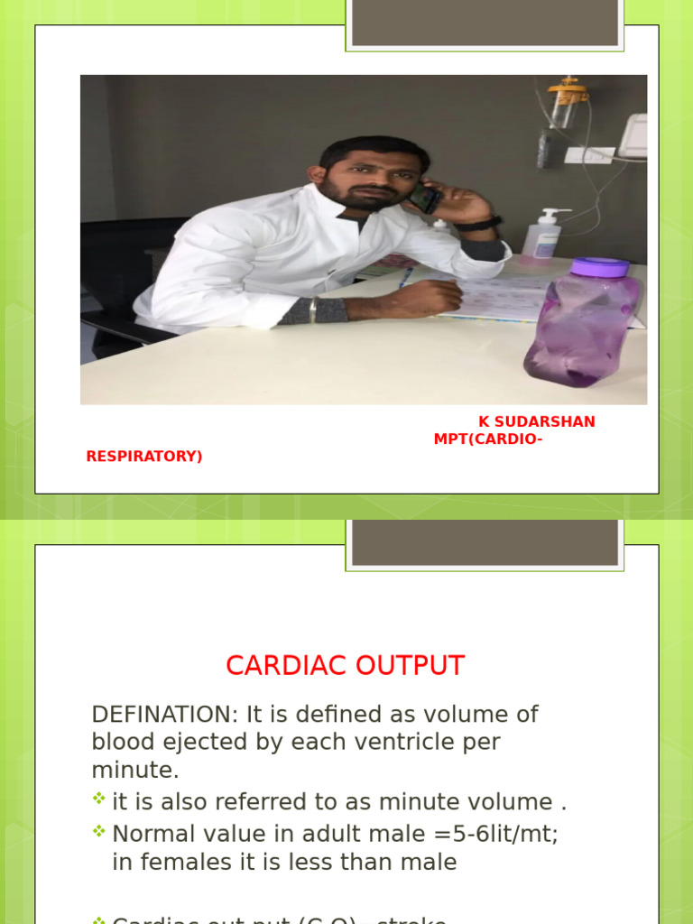 Cardiac Output | PDF | Heart | Ventricle (Heart)