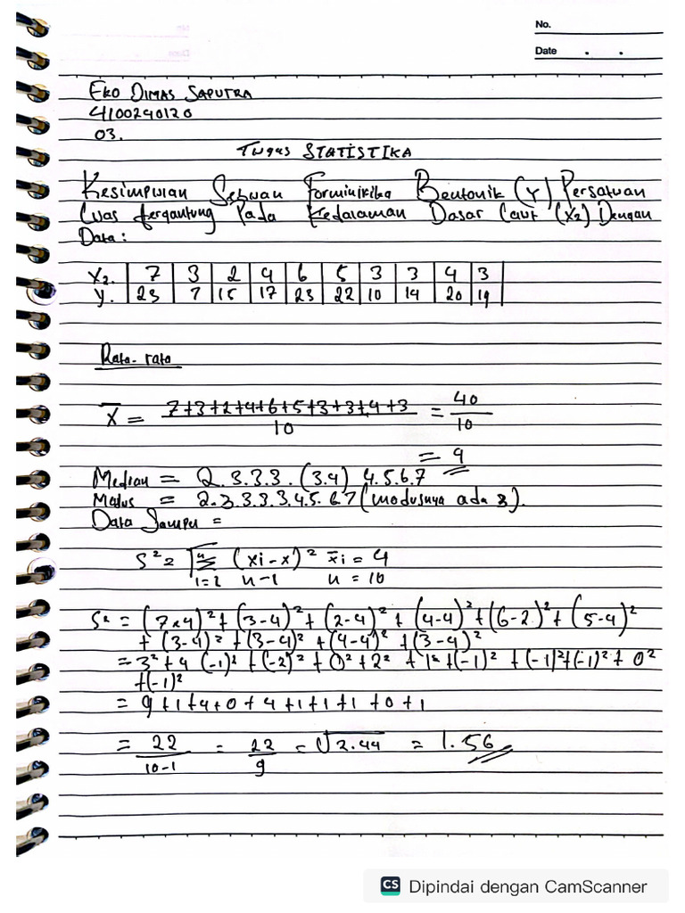 Statistika Dimas | PDF