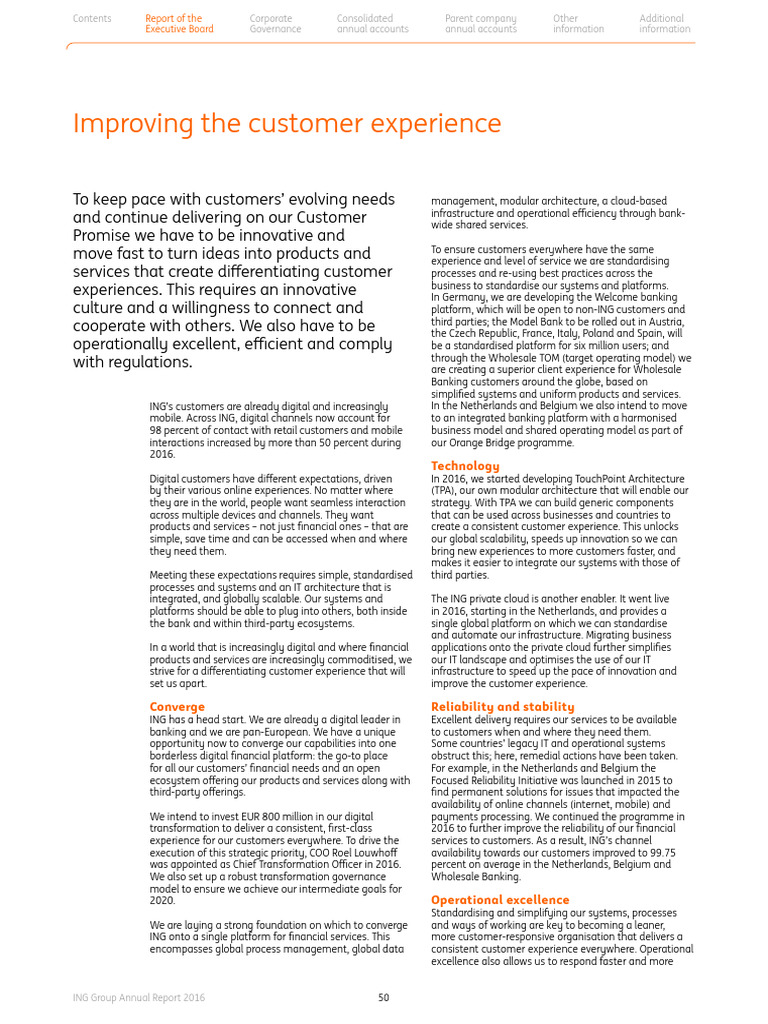 50 Improving The Customer Experience | PDF | Banks | Startup Company