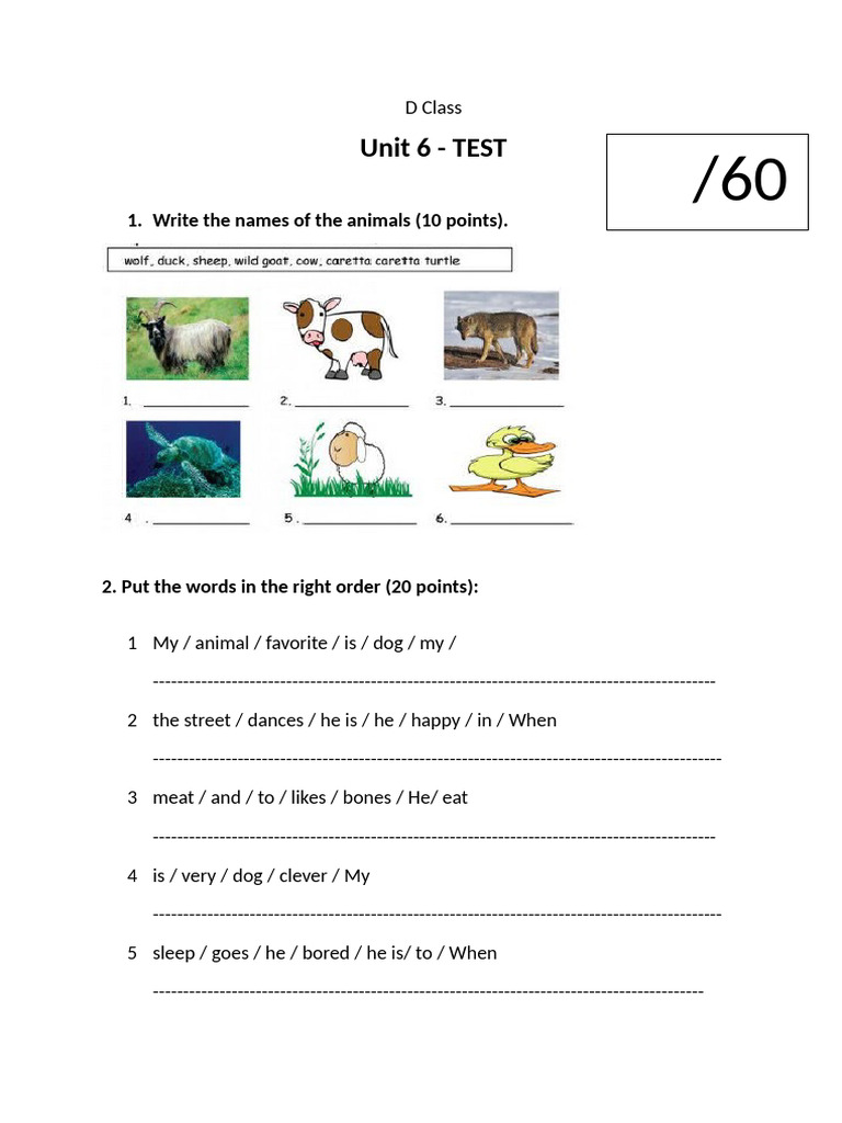 Test Unit 6 | PDF