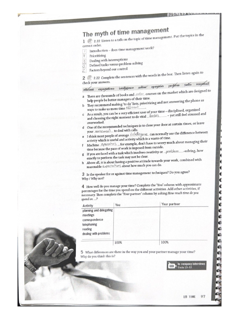 The Myth of Time Management | PDF