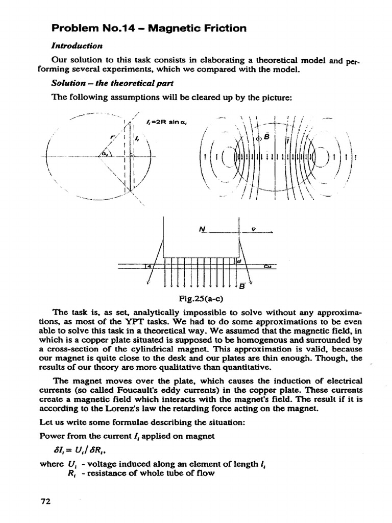 Magnetic Friction | PDF