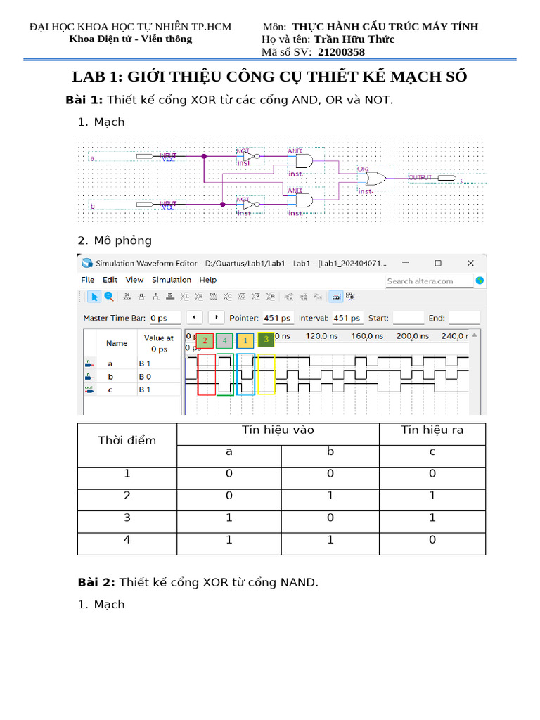 TranHuuThuc Bai1 | PDF