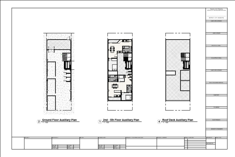 Auxiliary Plans | PDF | Building Engineering | Building Technology