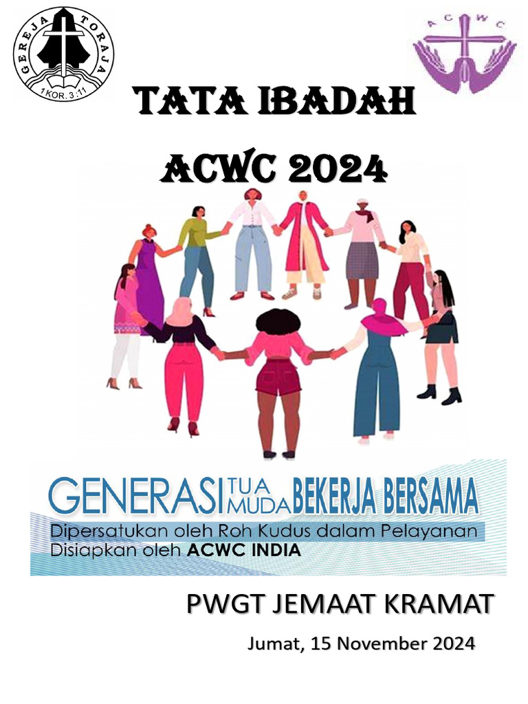 Tata Ibadah ACWC 2024 - PWGT Jemaat Kramat | PDF