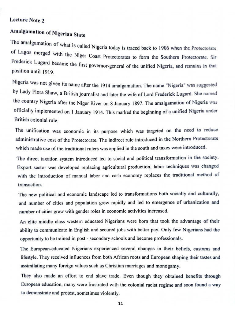 Lecture Note 2 On The Rise of Nations State | PDF