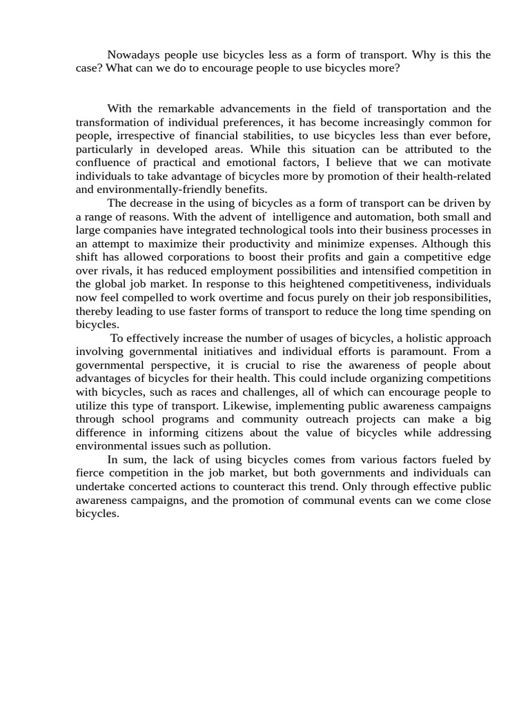 Band 8 Essay by Sardor | PDF