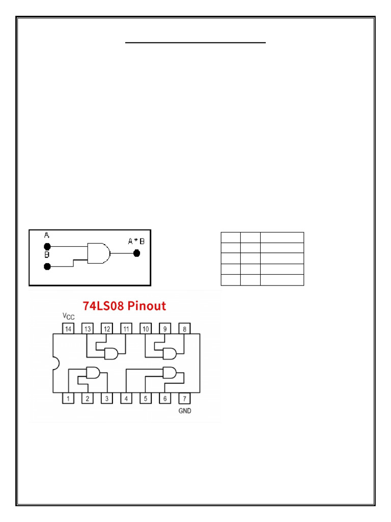 Digital Electronics - Lab Manual | PDF | Logic Gate | Digital Electronics