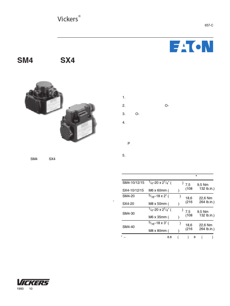 SM4 系列和 SX4 系列伺服阀安装和故障排除指南 | PDF | Photography Equipment