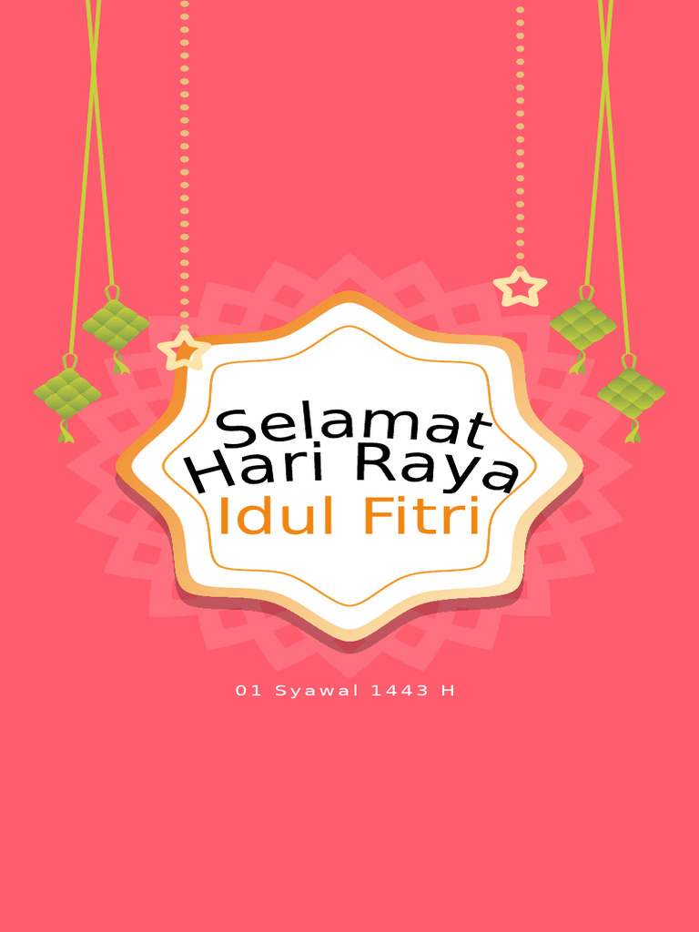 Instant Template Lebaran (Portrait) | PDF