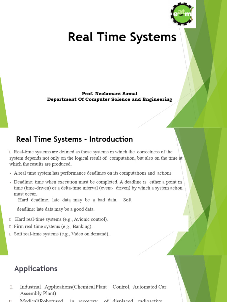 RTS Slides 1 | PDF | Scheduling (Computing) | Operating System RTS Slides 1 | PDF | Scheduling (Computing) | Operating System