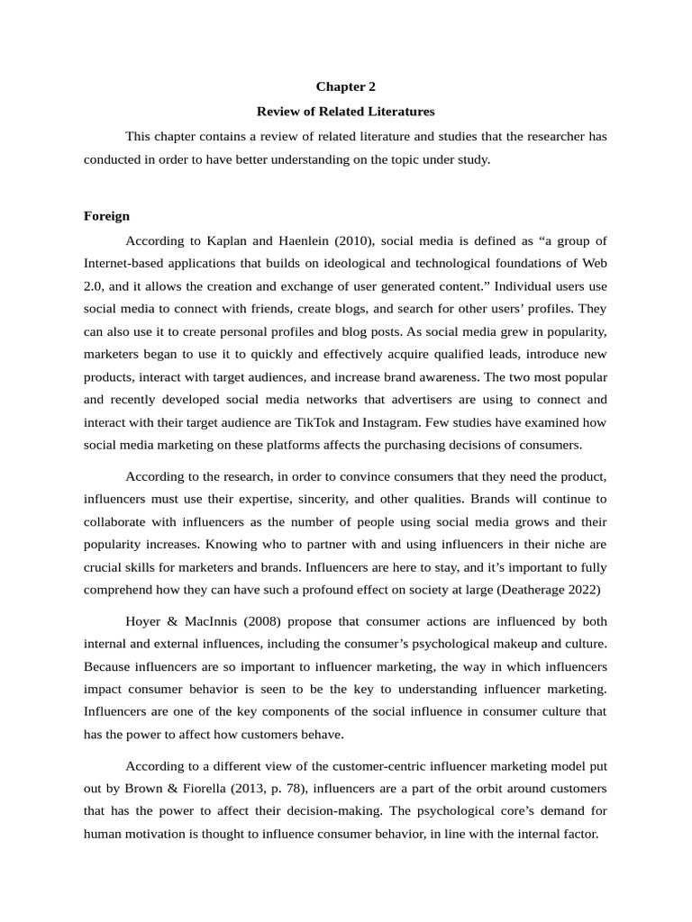 Final Research (Chapter 2) | PDF | Popular Culture & Media Studies ...