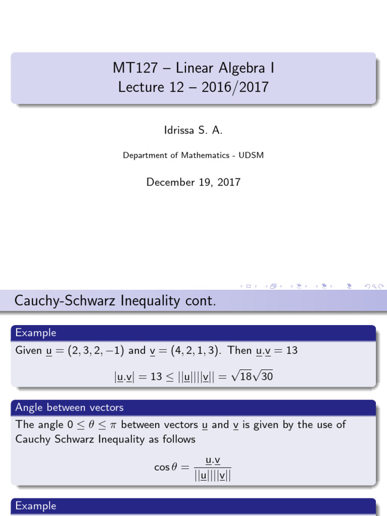 MT 127 Lecture - 12 | PDF | Abstract Algebra | Algebra