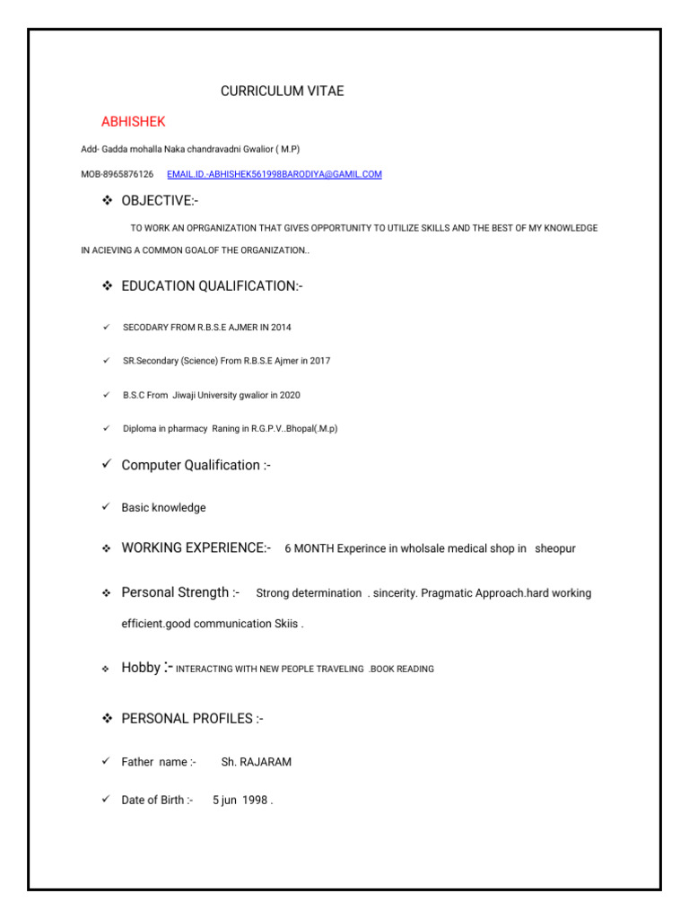 Abhishek Resume | PDF