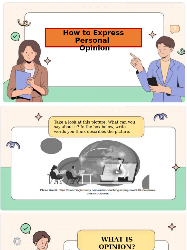 Forming Opinions with Supporting Facts | PDF