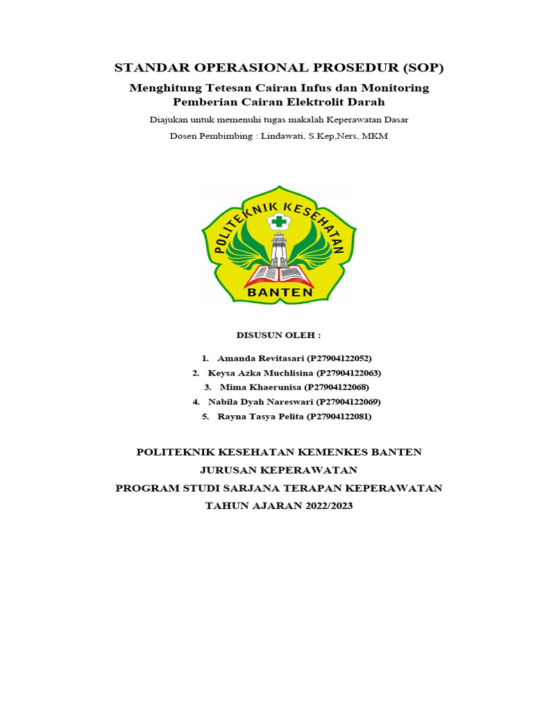 Sop Kepdas Kel 2 | PDF