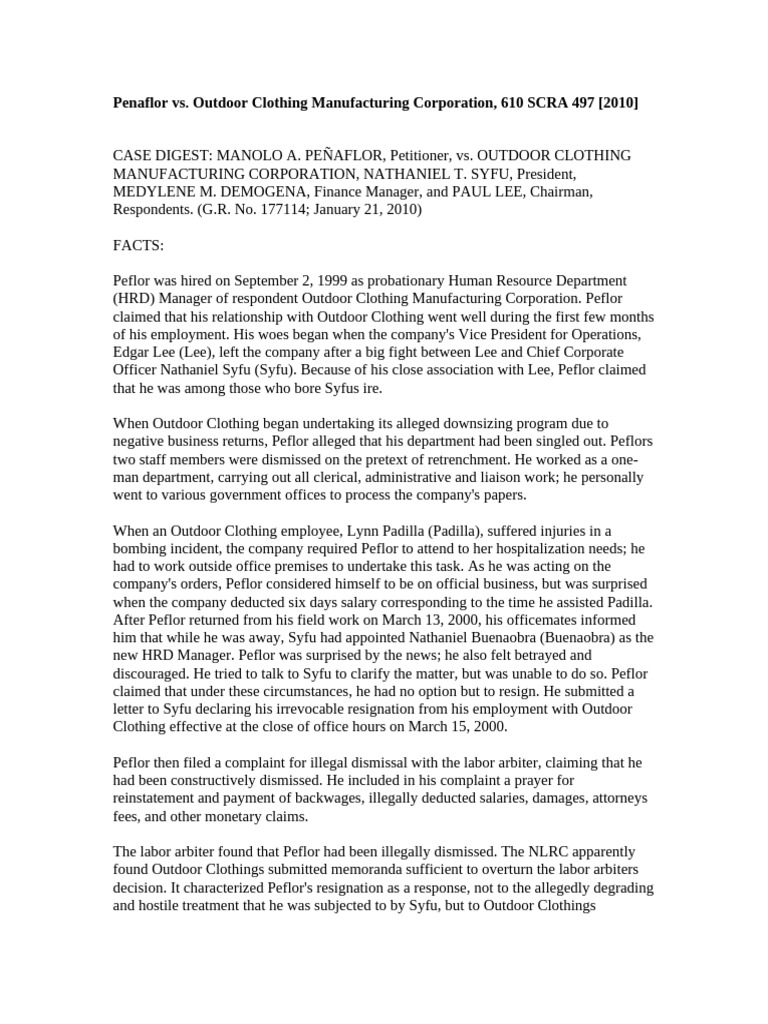 Labor Law | PDF | Bad Faith | Complaint