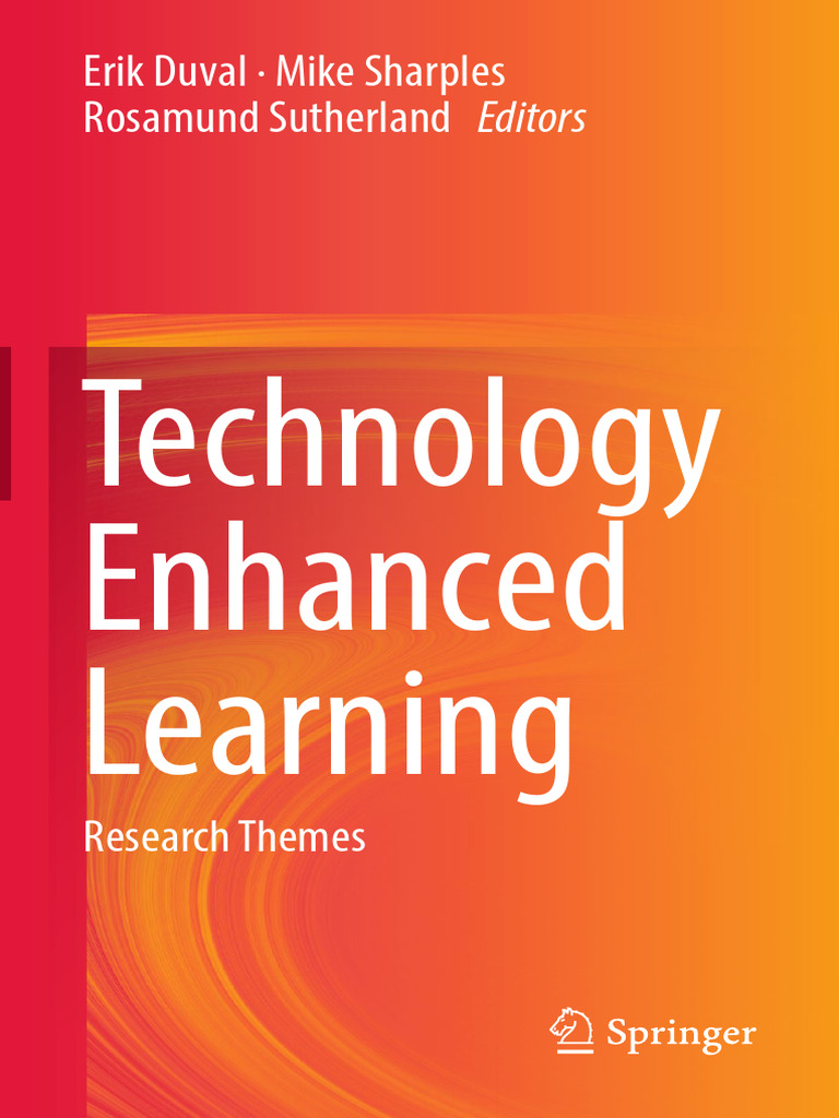 Technology Enhanced Learning: Erik Duval Mike Sharples Rosamund Sutherland | PDF ...