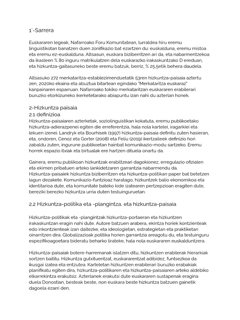 Euskera | PDF