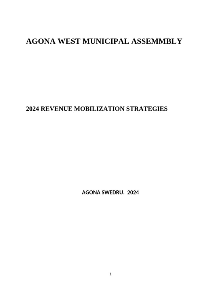 Revenue Mobilization Strategies | PDF | Economies