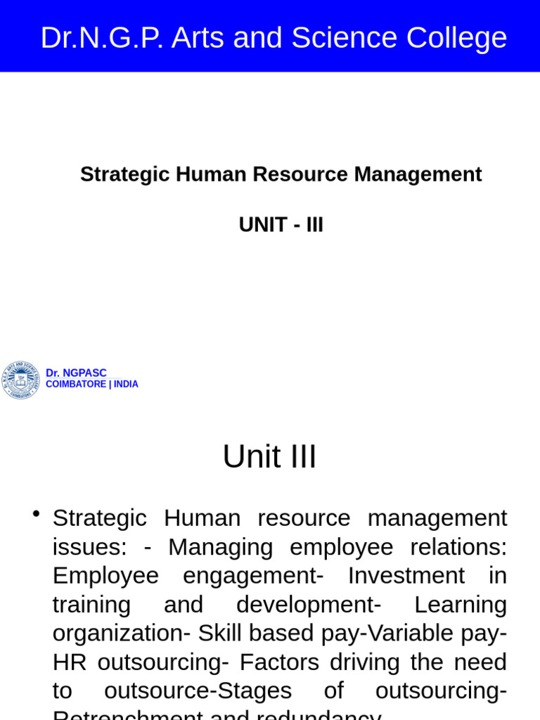 Unit 4 SHRM | PDF