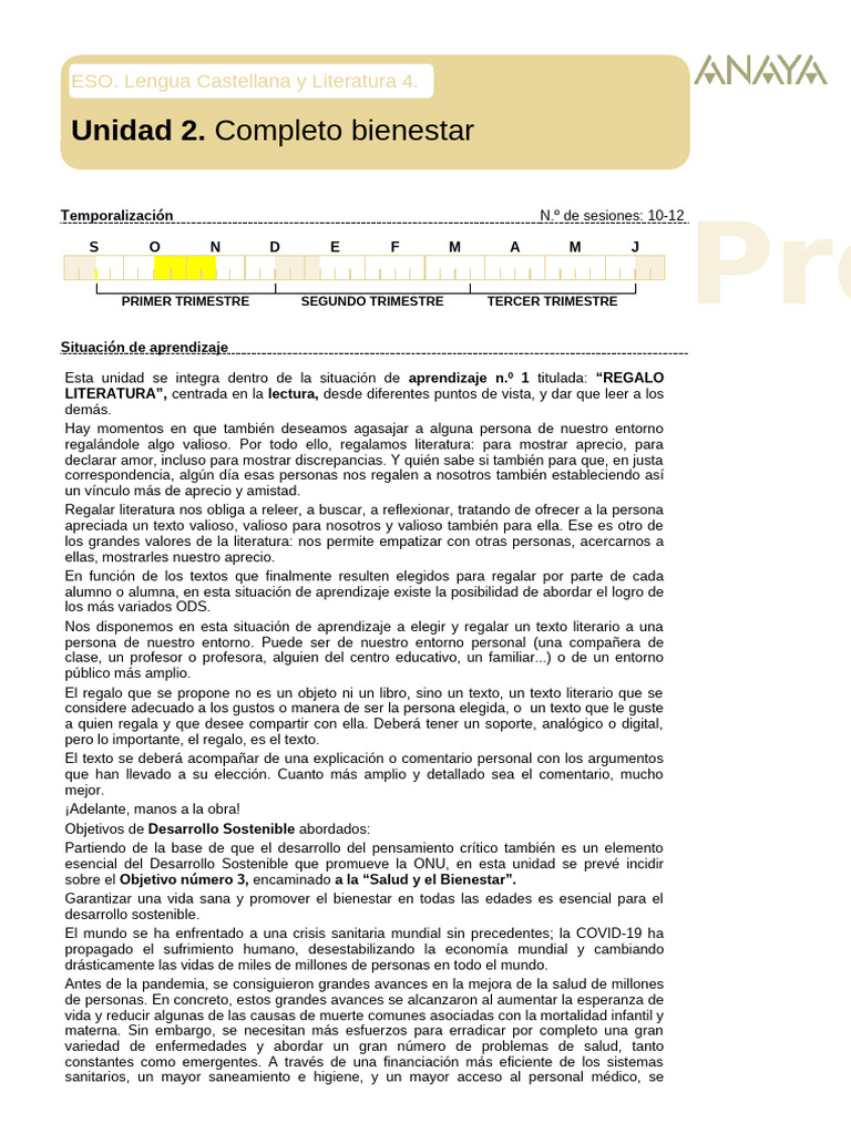 Lengua4e VC U02 | PDF | Comunicación | Narración