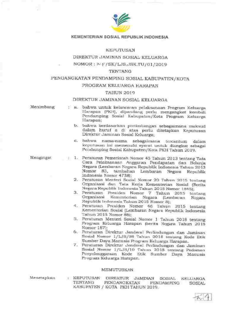 (2019) PENDAMPING PKH BOJONEGORO - Compressed - 11zon | PDF