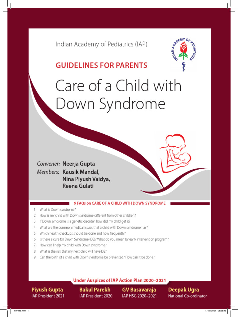 IAP-Guidelines-for-DS | PDF | Chromosome | Down Syndrome