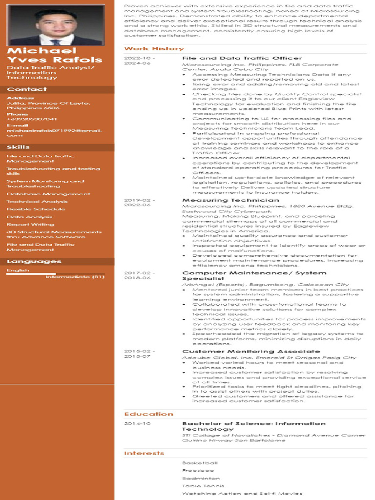 Mike Resume 2024 | PDF