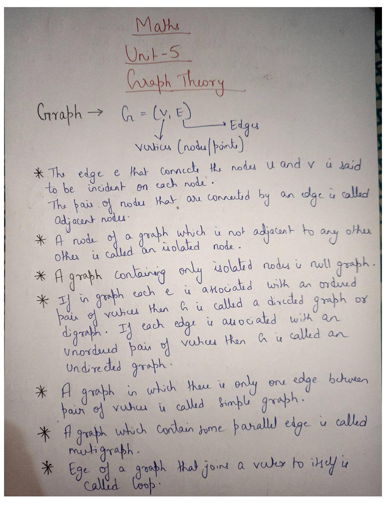Discrete Maths Unit 1 To 5 | PDF