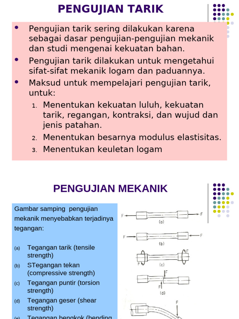 Pengujian Tarik | PDF