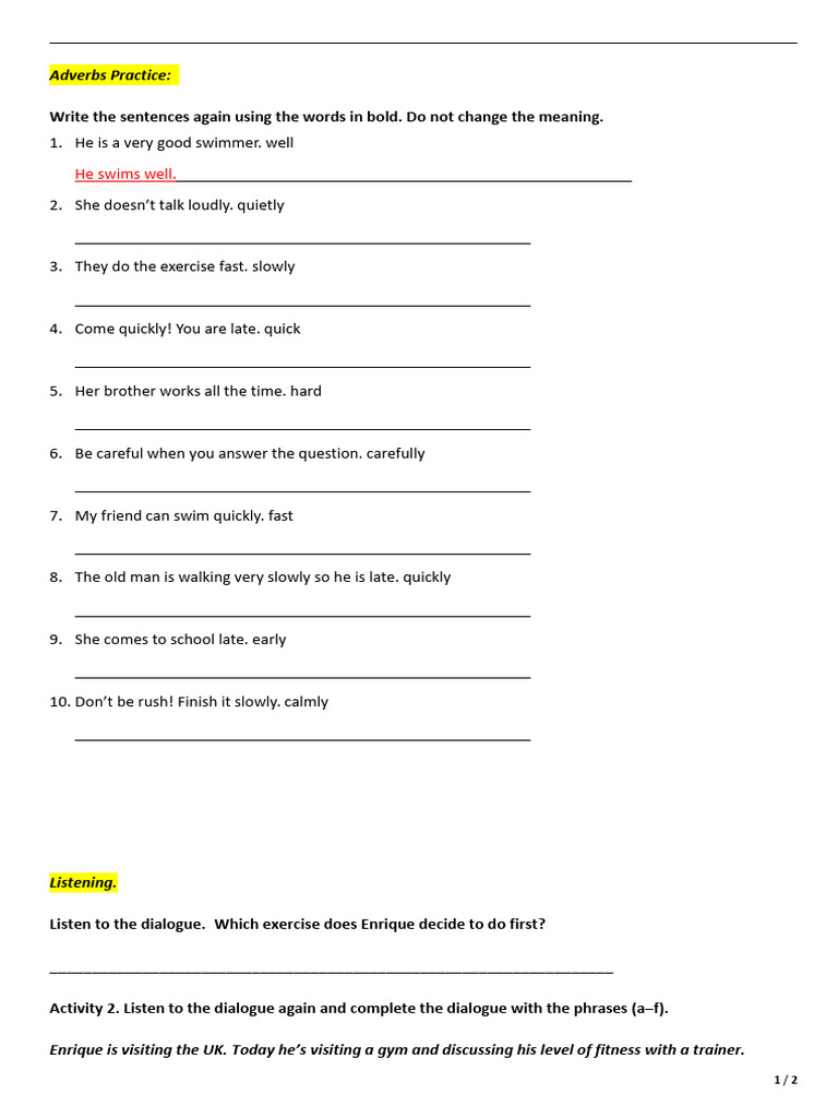 Week13 补充练习 | PDF | Physical Exercise