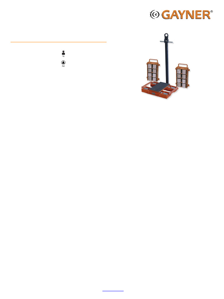 Ficha Técnica Gayner CT24000 | PDF