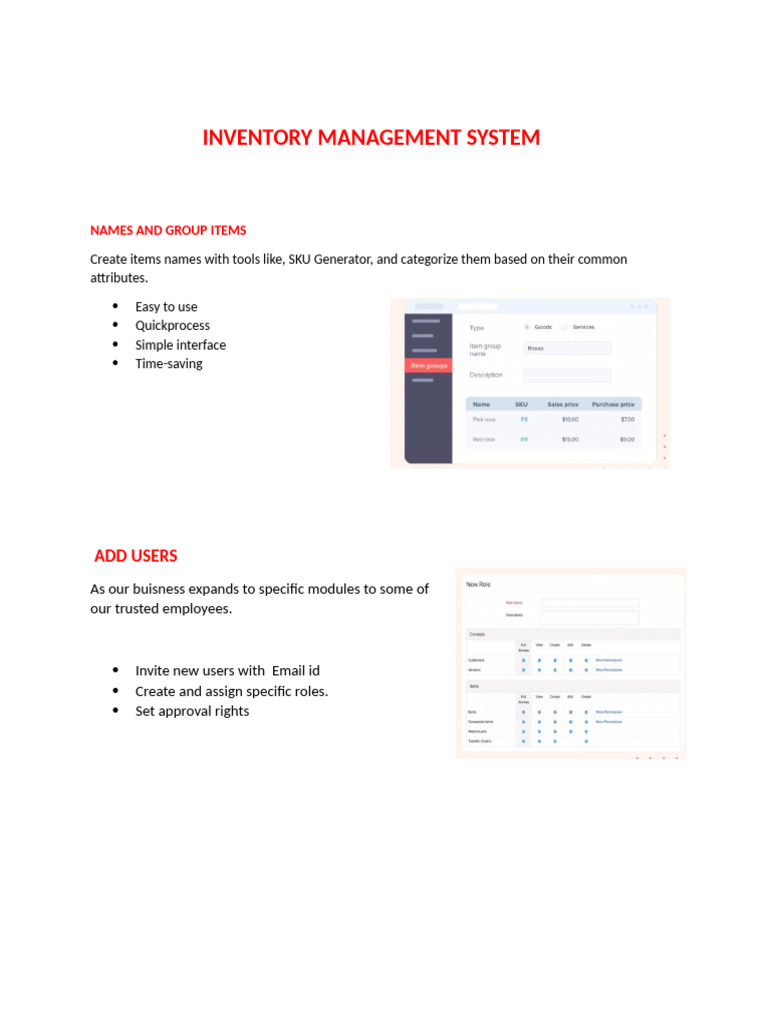 Inventory Management System | PDF