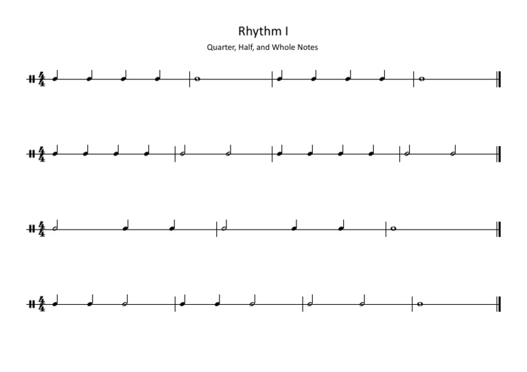 Rhythm 1 | PDF