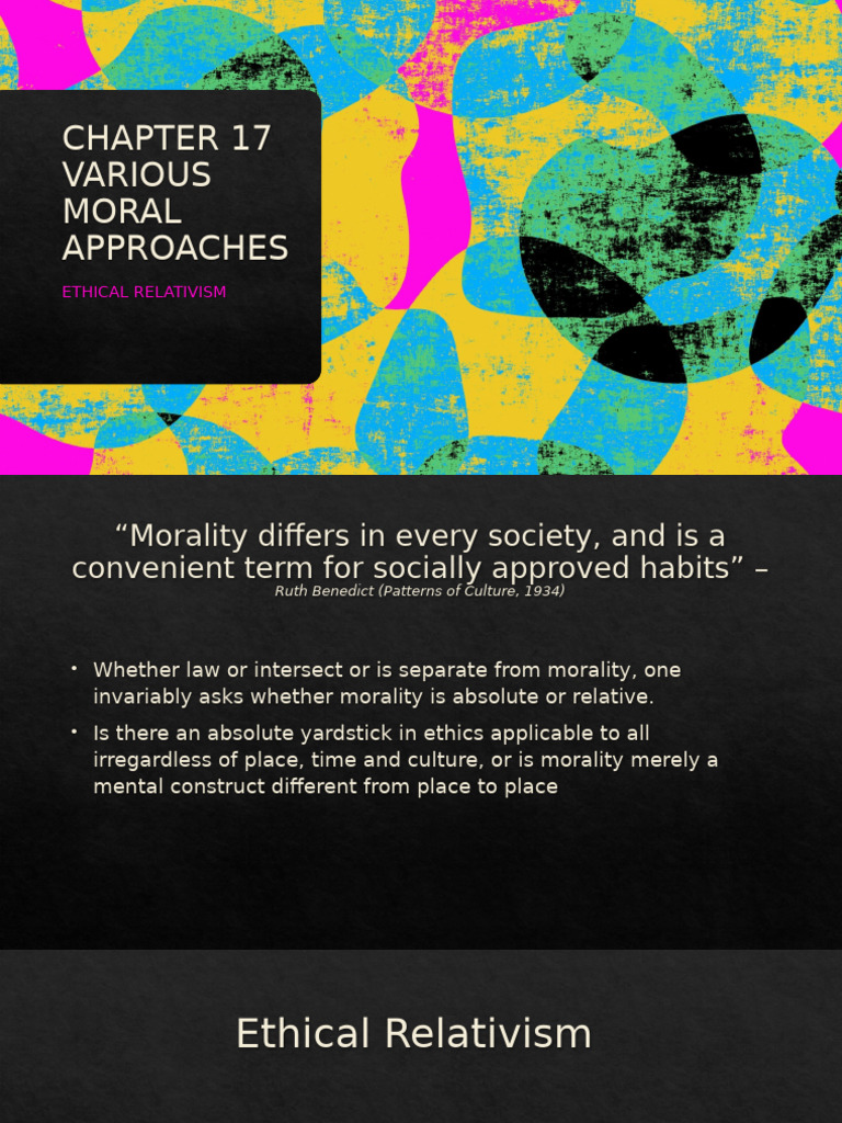 Chapter 17 Various Moral Approaches | PDF | Justice | Crime & Violence