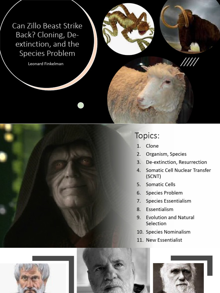 Cloning and the Species Dilemma | PDF | Cloning | Natural Selection