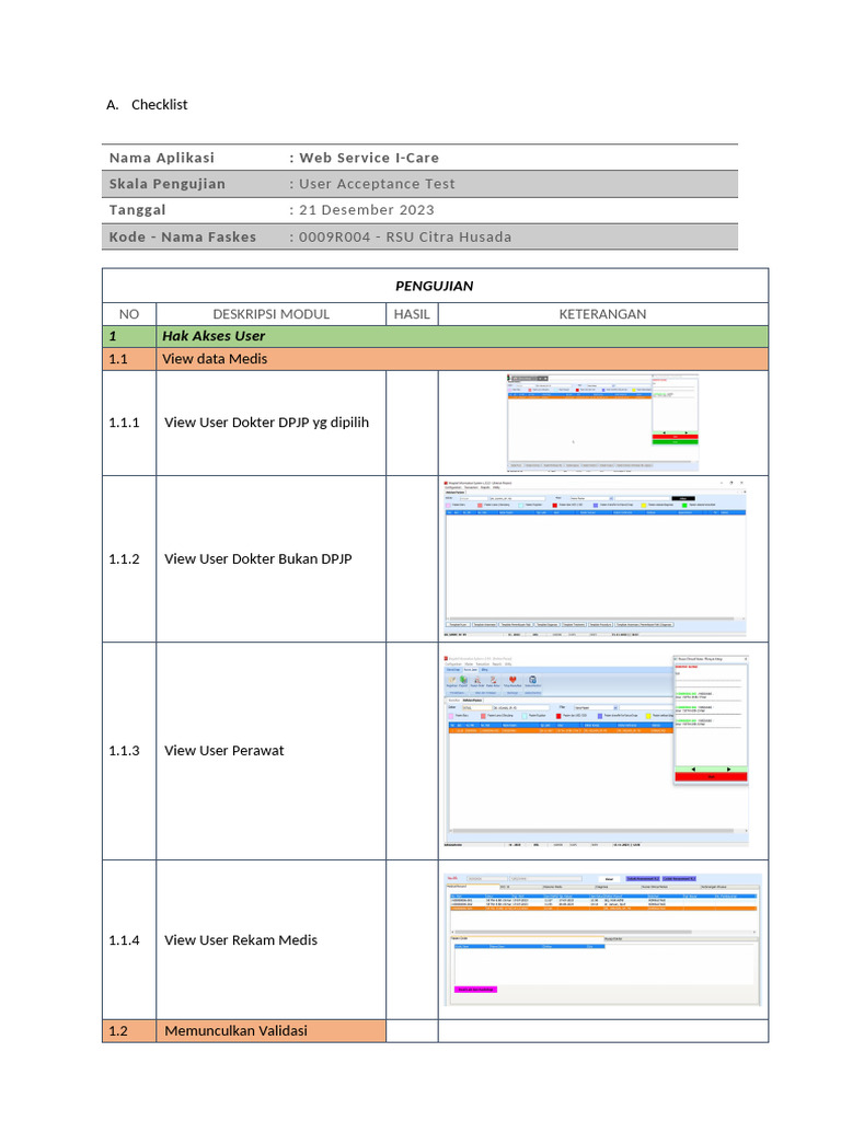 Form UAT Bridging Icare BPJS | PDF