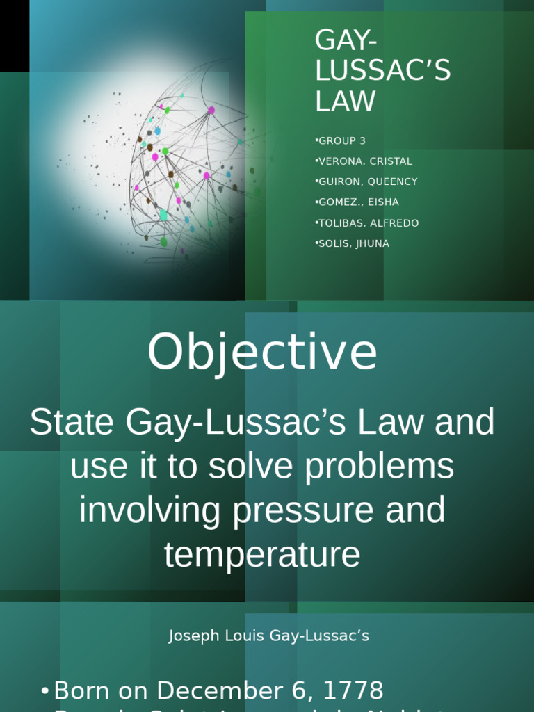 Gay Lussacs Law G3 | PDF
