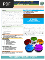GMP Training Presentation | PDF