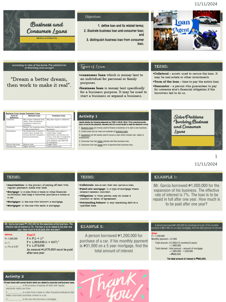 Loans Pdf Loans Mortgages