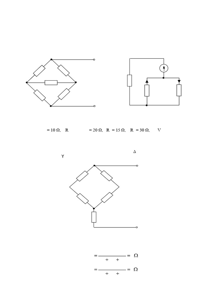 DC Analysis TASKS | PDF | Electrical Network | Resistor