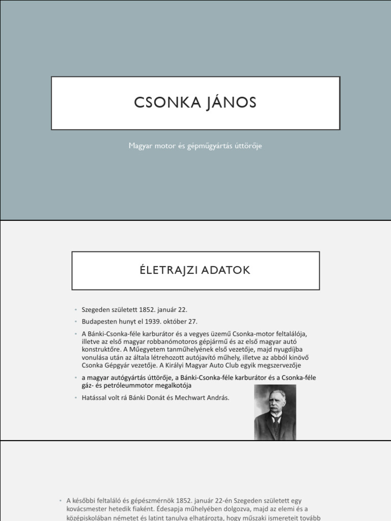 Csonka János | PDF