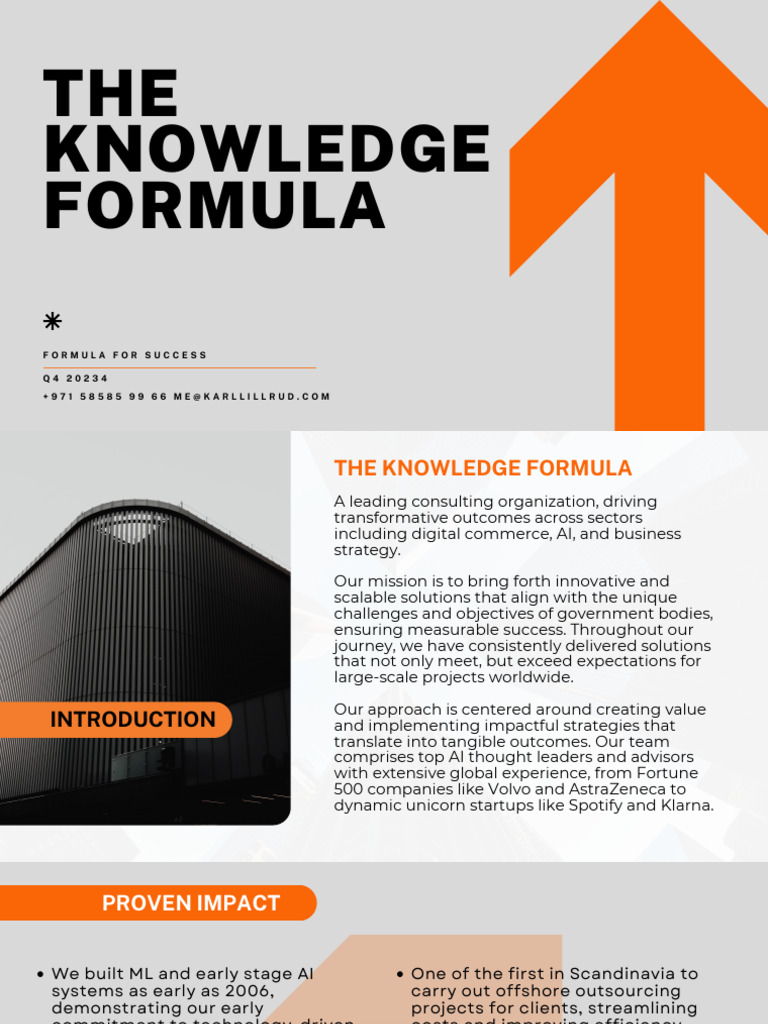 The Knowledge Formula | PDF | Artificial Intelligence | Intelligence ...