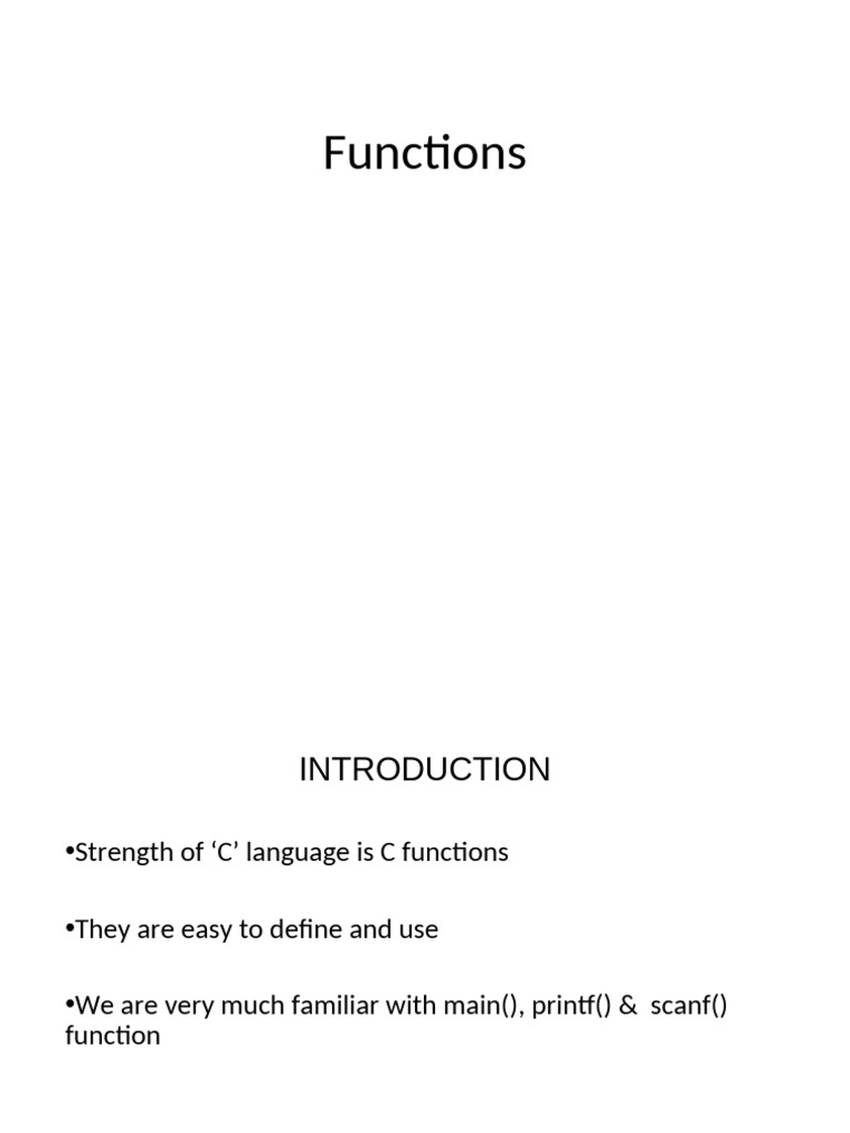 Lect 14 17 Functions | PDF | Parameter (Computer Programming ...
