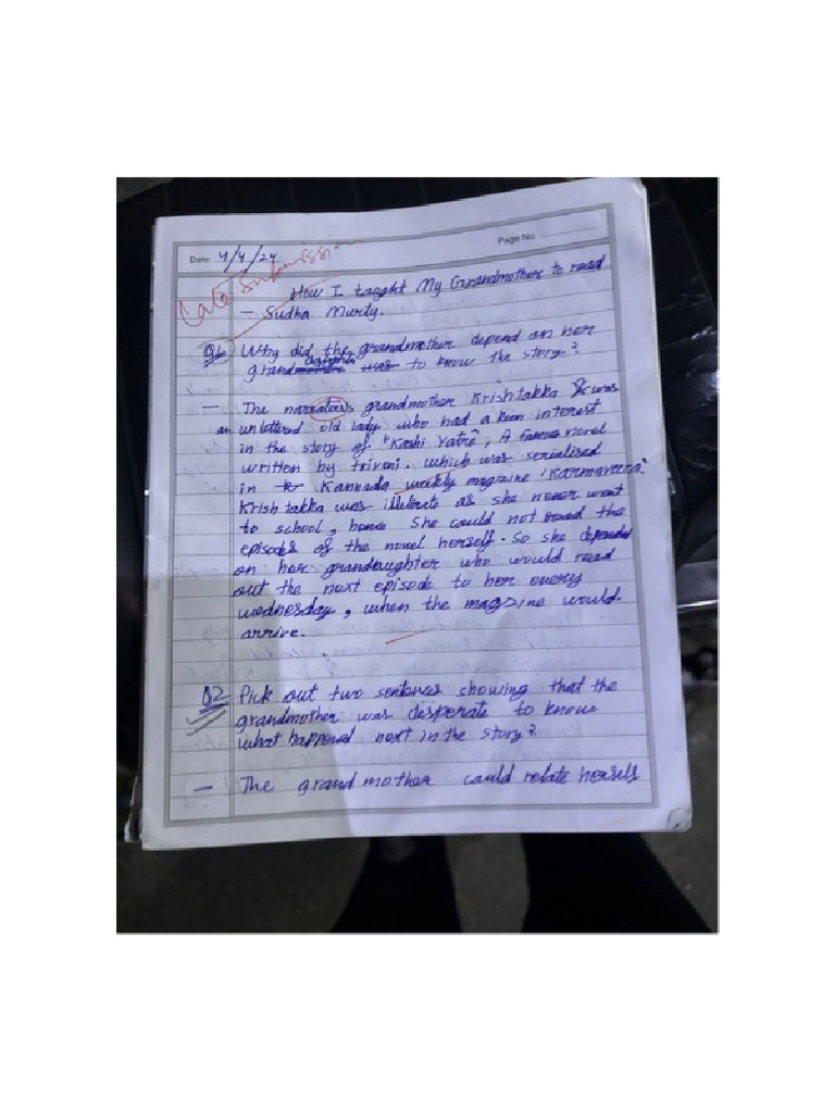 How I Taught My Grandmother | PDF